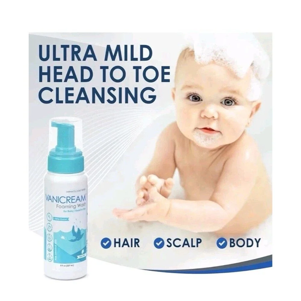 vanicream | Bath, Skin & Hair | Vanicream Foaming Wash For Baby Head To ...